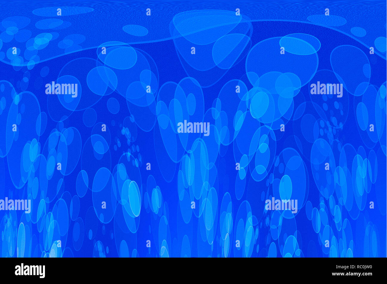 Blue background or texture with bubbles or balloons Stock Photo - Alamy