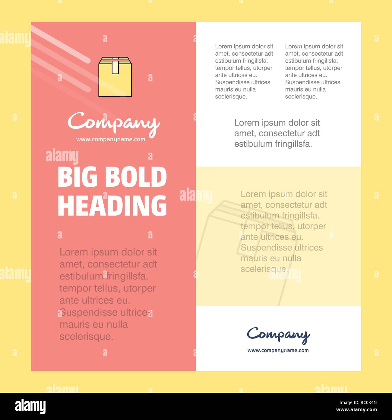 Database Business Company Poster Template. with place for text and ...