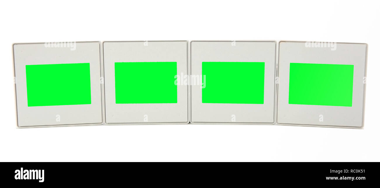 Photo frames for slide isolated on white background Stock Photo - Alamy