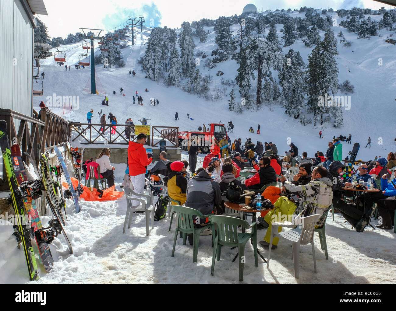 Skiing centre troodos mountains hi-res stock photography and images - Alamy