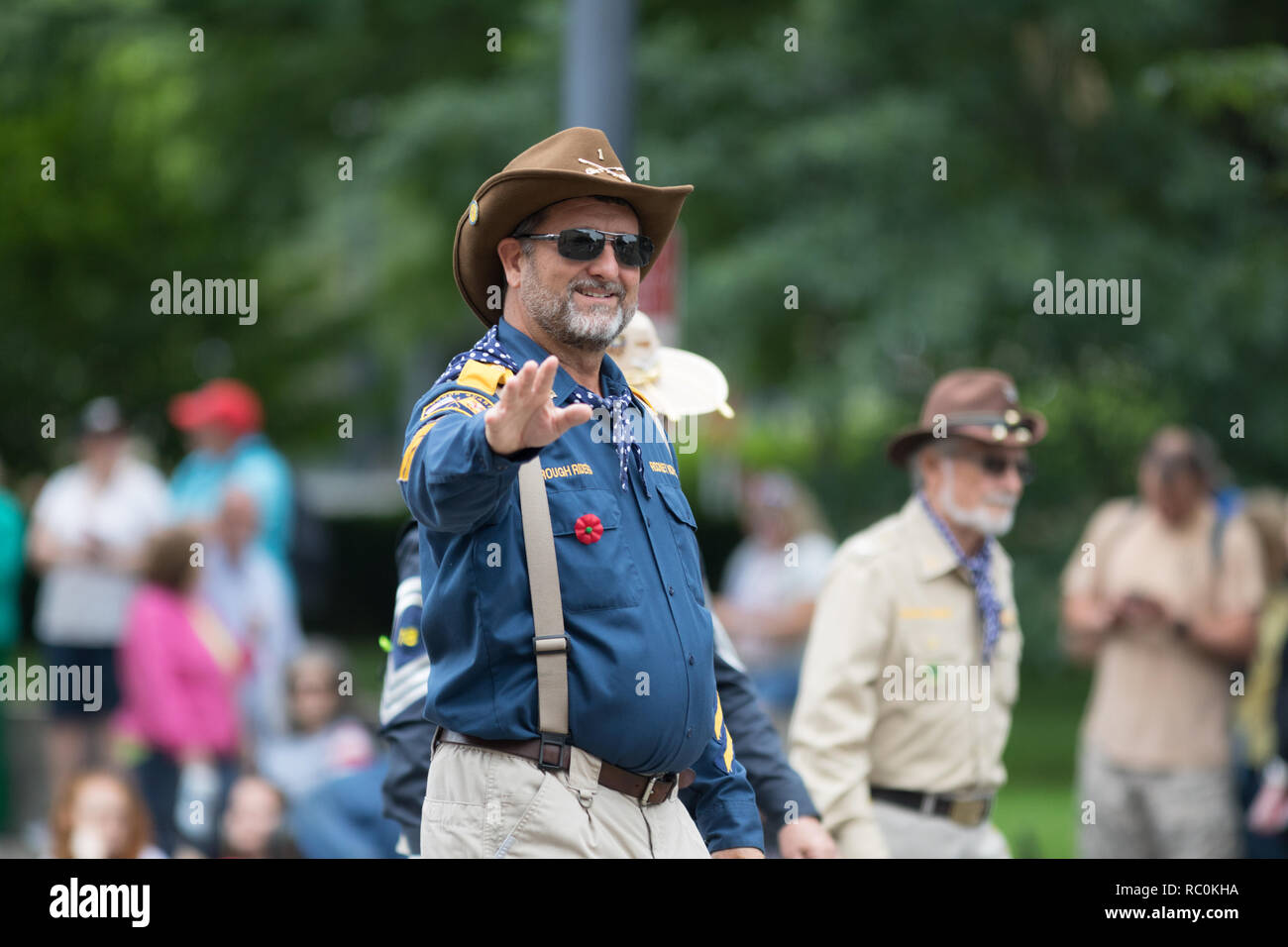 Washington, D.C., USA - May 28, 2018: The National Memorial Day Parade ...