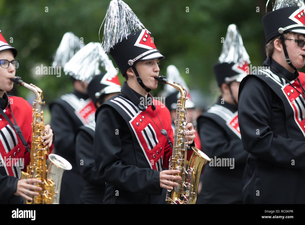 Washington, D.C., USA - May 28, 2018: The National Memorial Day Parade ...