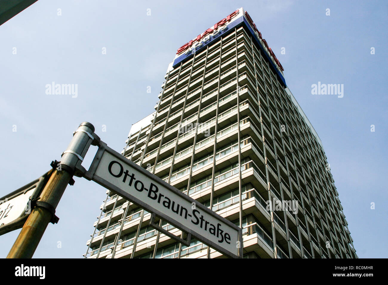 GDR building at Alexanderplatz 5, Berlin, Germany Stock Photo - Alamy
