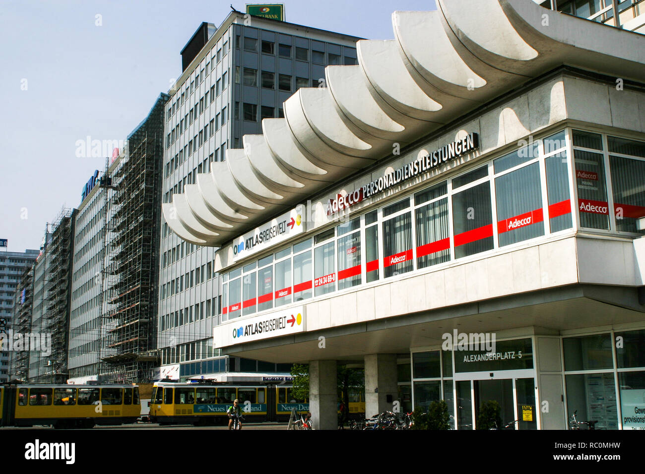 GDR building at Alexanderplatz 5, Berlin, Germany Stock Photo - Alamy