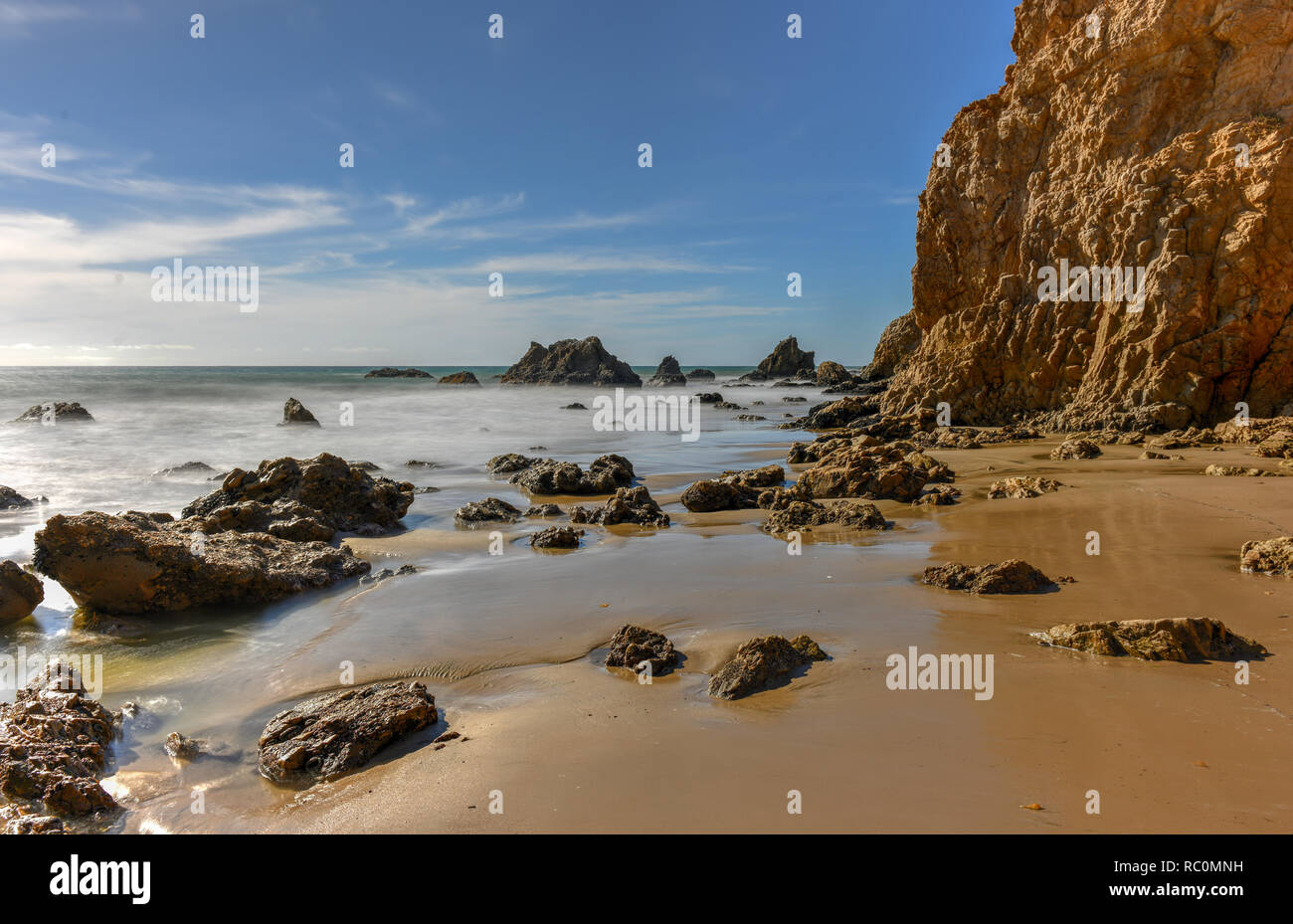 Beautiful And Romantic El Matador State Beach In Malibu Southern