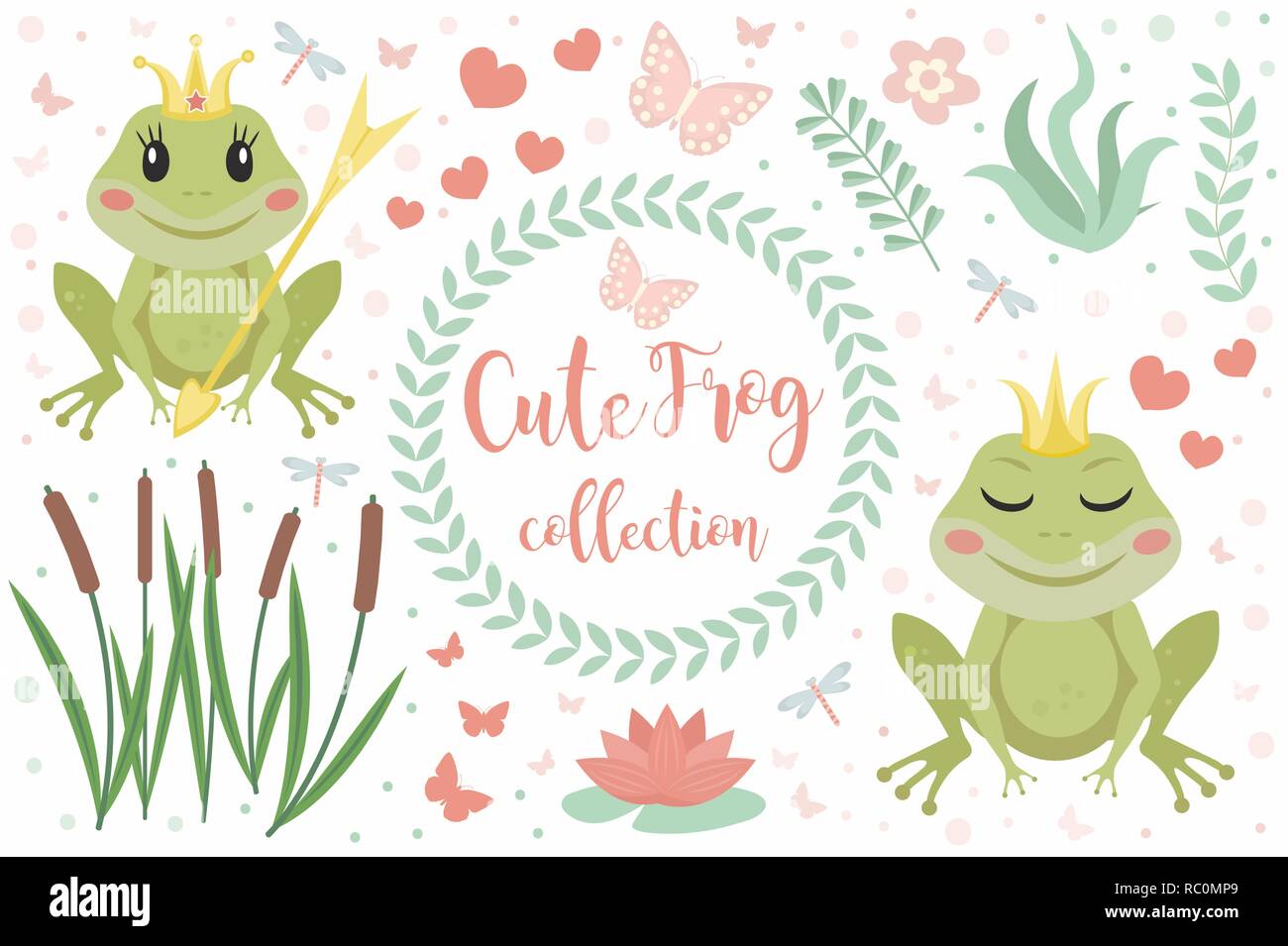 Baby marsh frog Stock Vector Images - Alamy