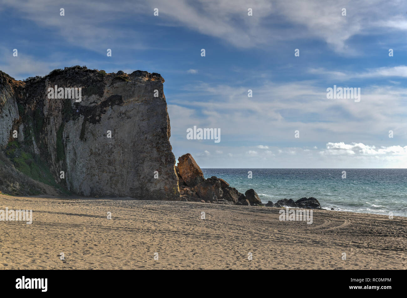 Point Dume State Beach and Preserve in Malibu, California Stock Photo ...