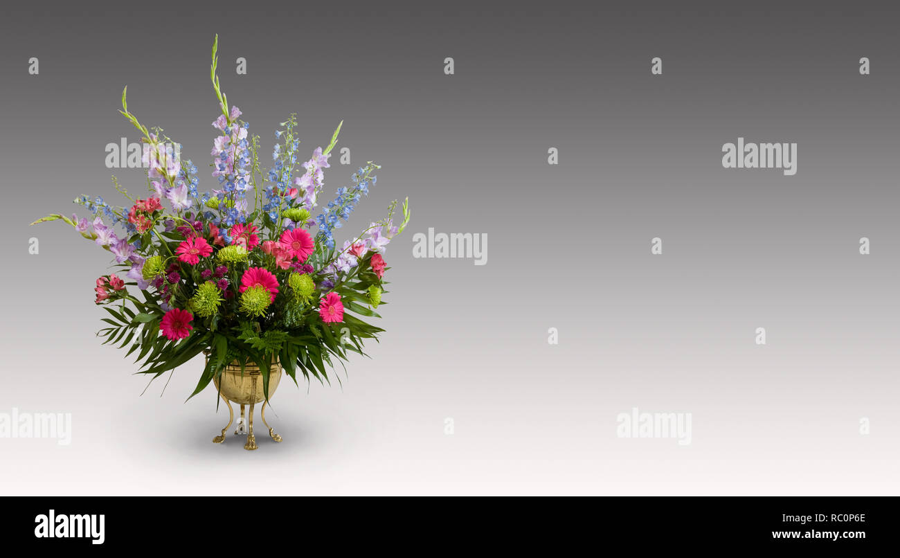 Large Flower Arrangement Stock Photo - Alamy