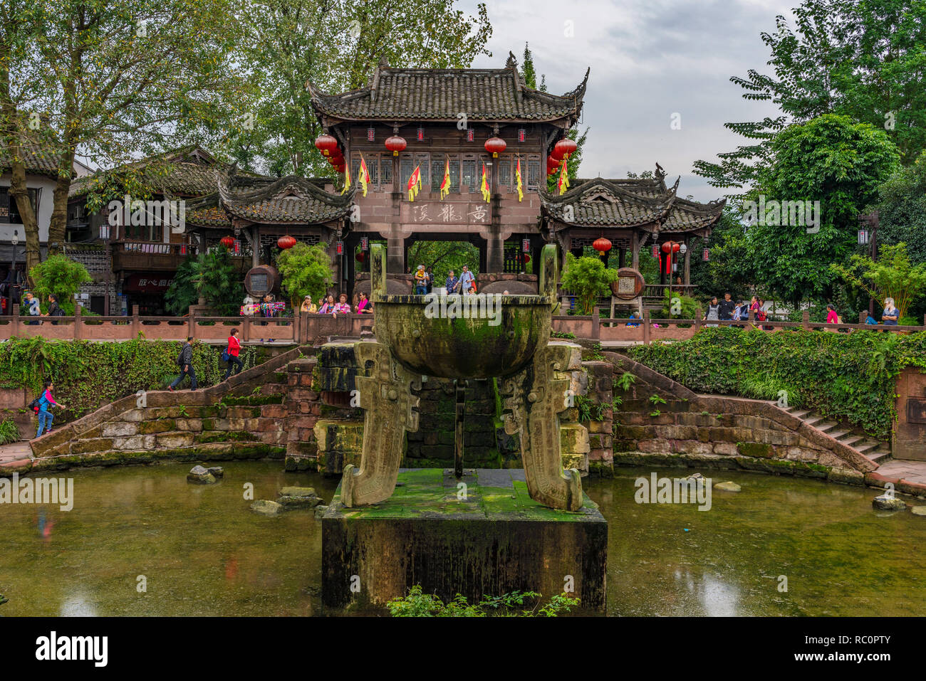 SICHUAN, CHINA - SEPTEMBER 26: This is a view of traditional old ...