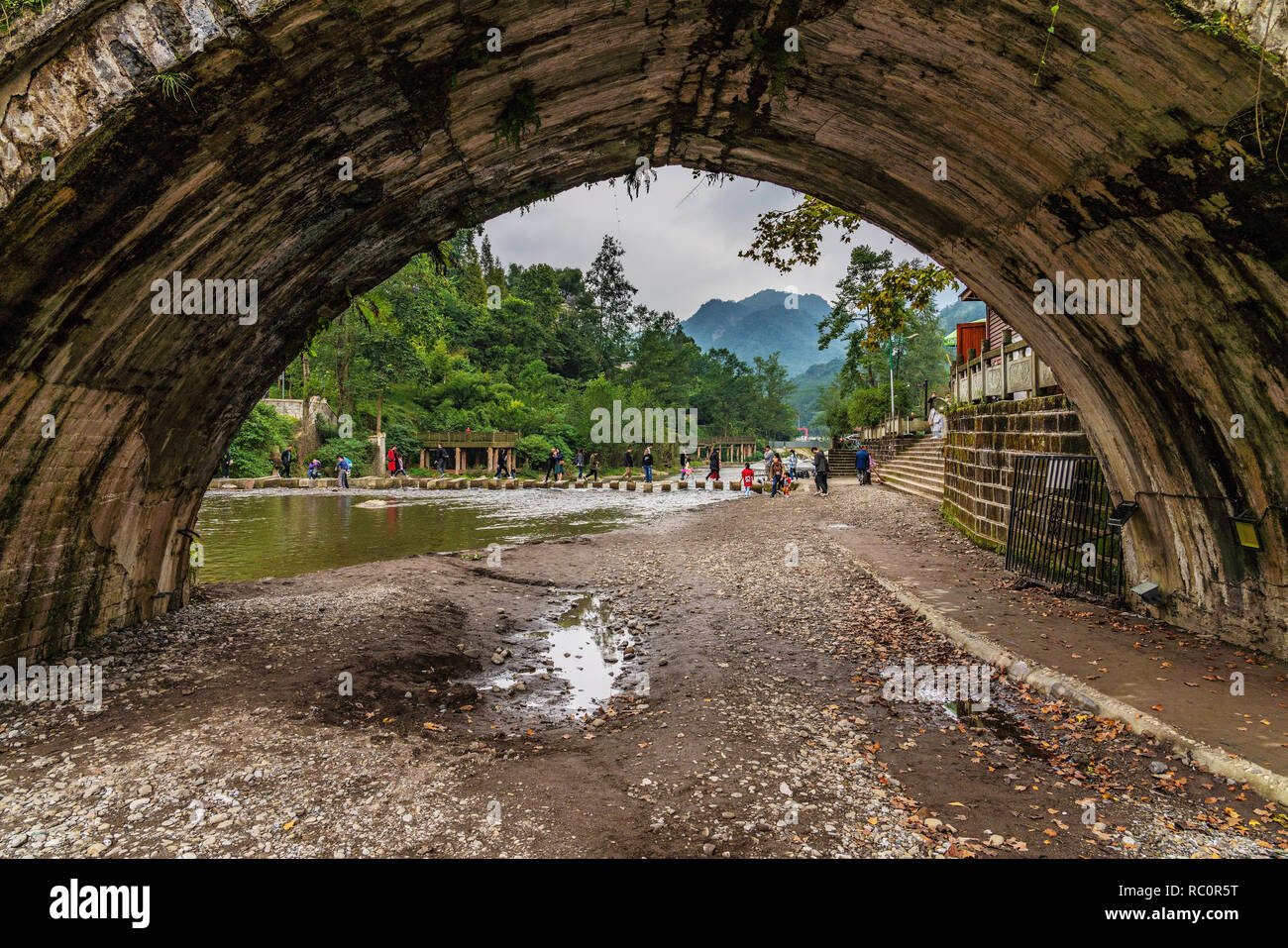 Rustic bailu town hi-res stock photography and images - Alamy
