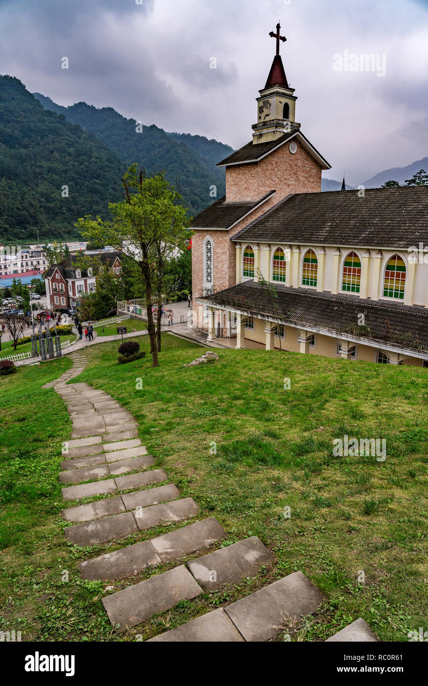 Sichuan tourist destination hi-res stock photography and images - Alamy