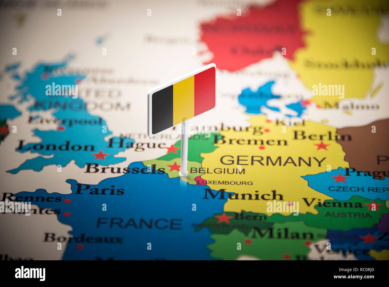 Belgium Language Map