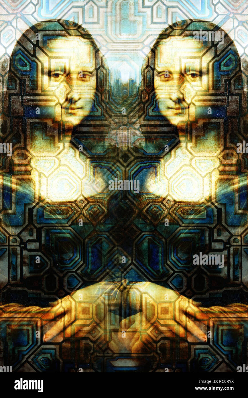 Famous da vinci art hi-res stock photography and images - Alamy
