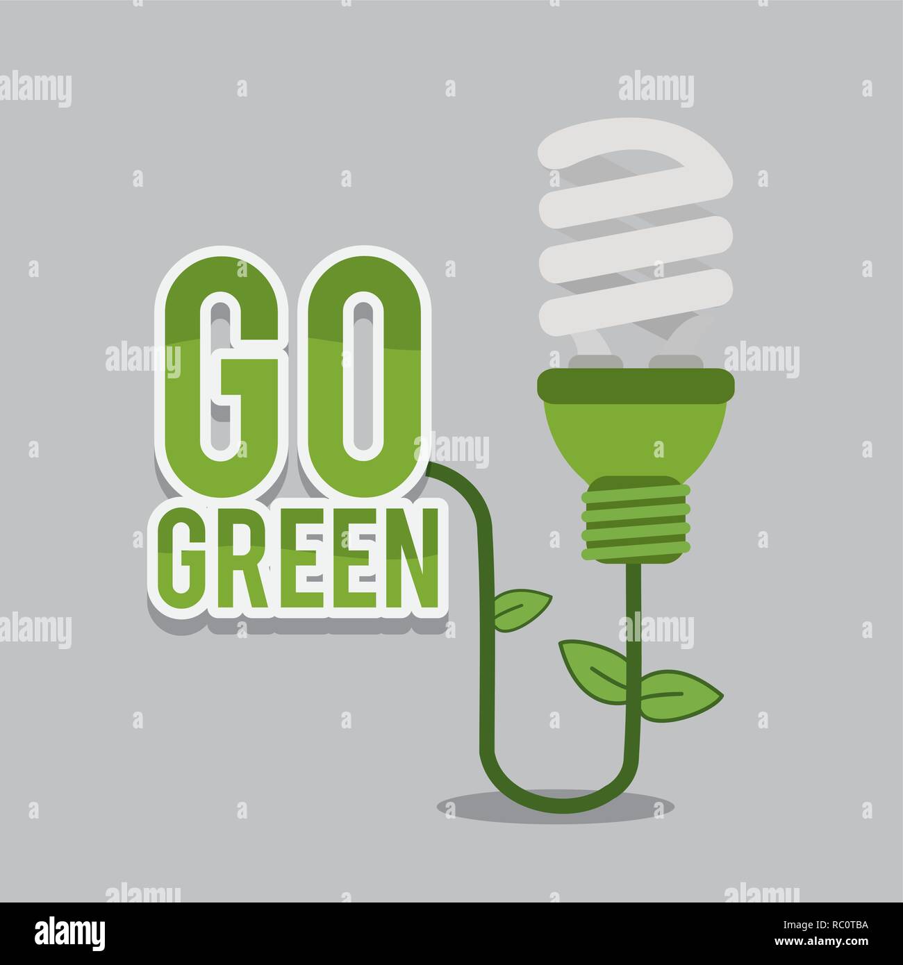 Go green design Stock Vector Image & Art - Alamy