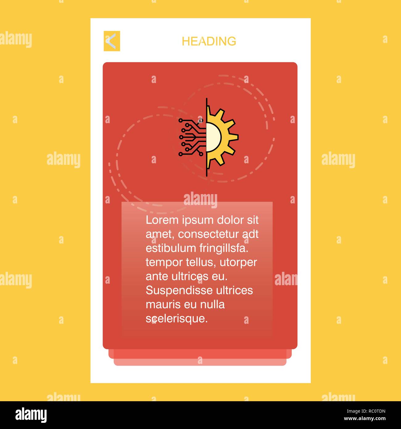 Setting mobile vertical banner design design. Vector Stock Vector Image ... Setting mobile vertical banner design design. Vector Stock Vector Image ...