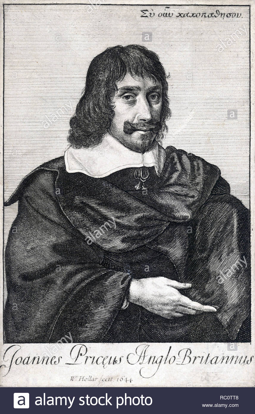 John Price portrait, 1602 - 1676, Classical scholar, etching by ...