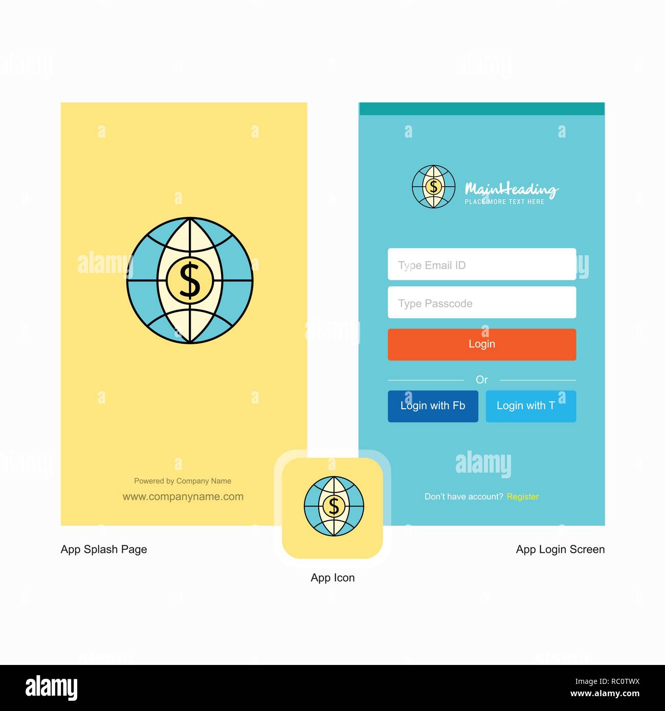 Banking login page Cut Out Stock Images & Pictures - Alamy