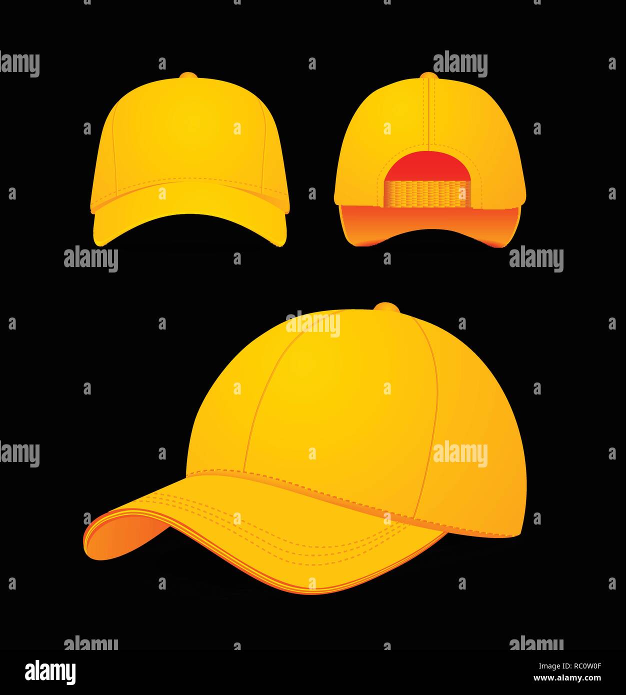 Baseball cap Stock Vector Images - Alamy