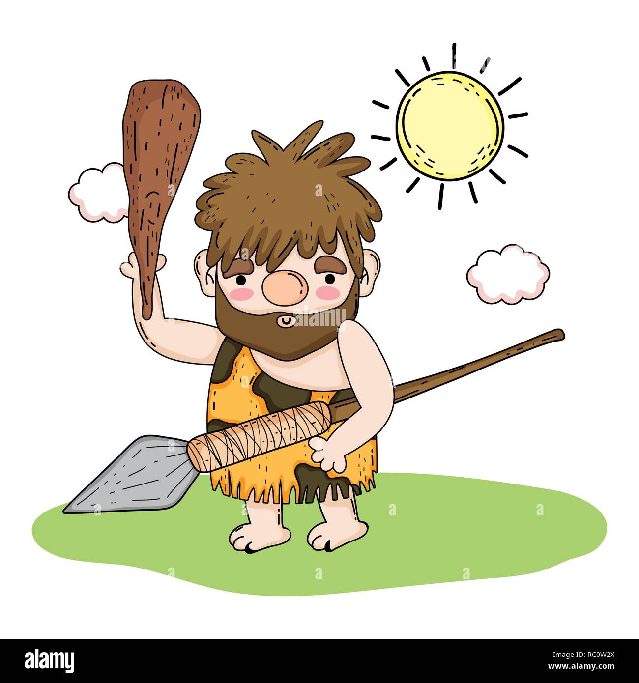 Primitive Man High Resolution Stock Photography and Images - Alamy