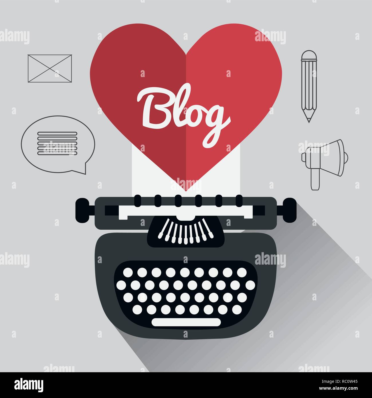 Tech blog Stock Vector Images - Alamy