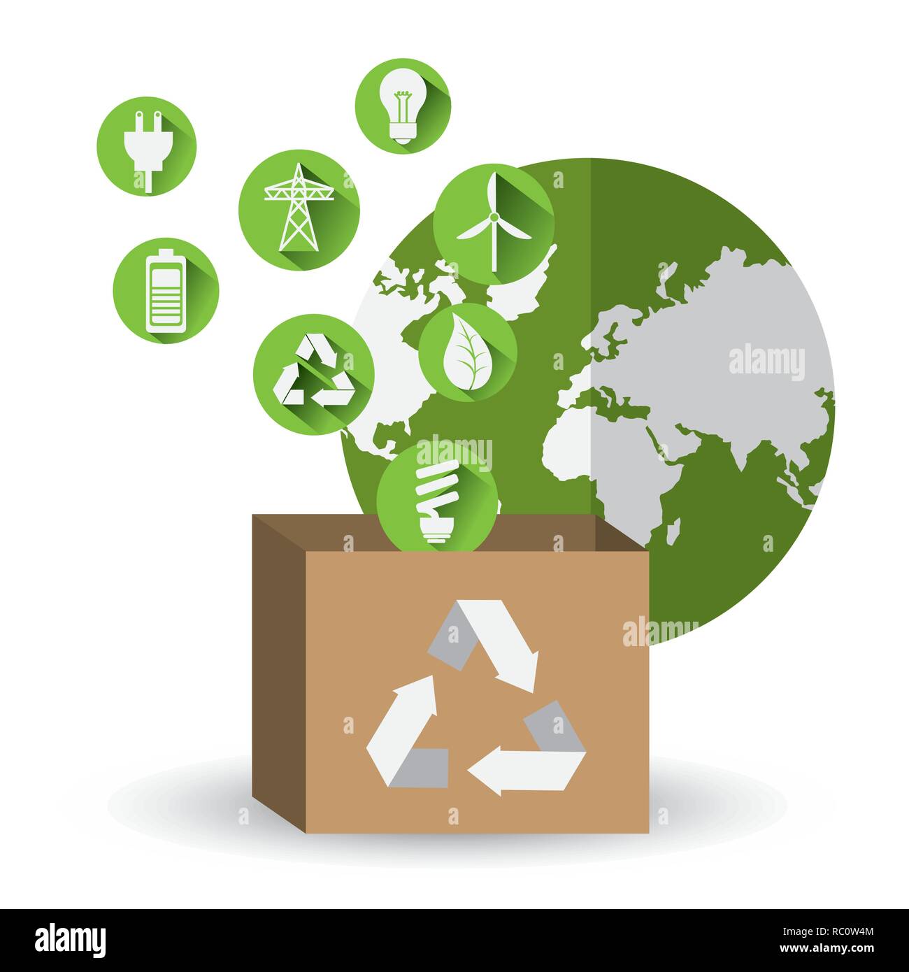 Go green design Stock Vector Image & Art - Alamy