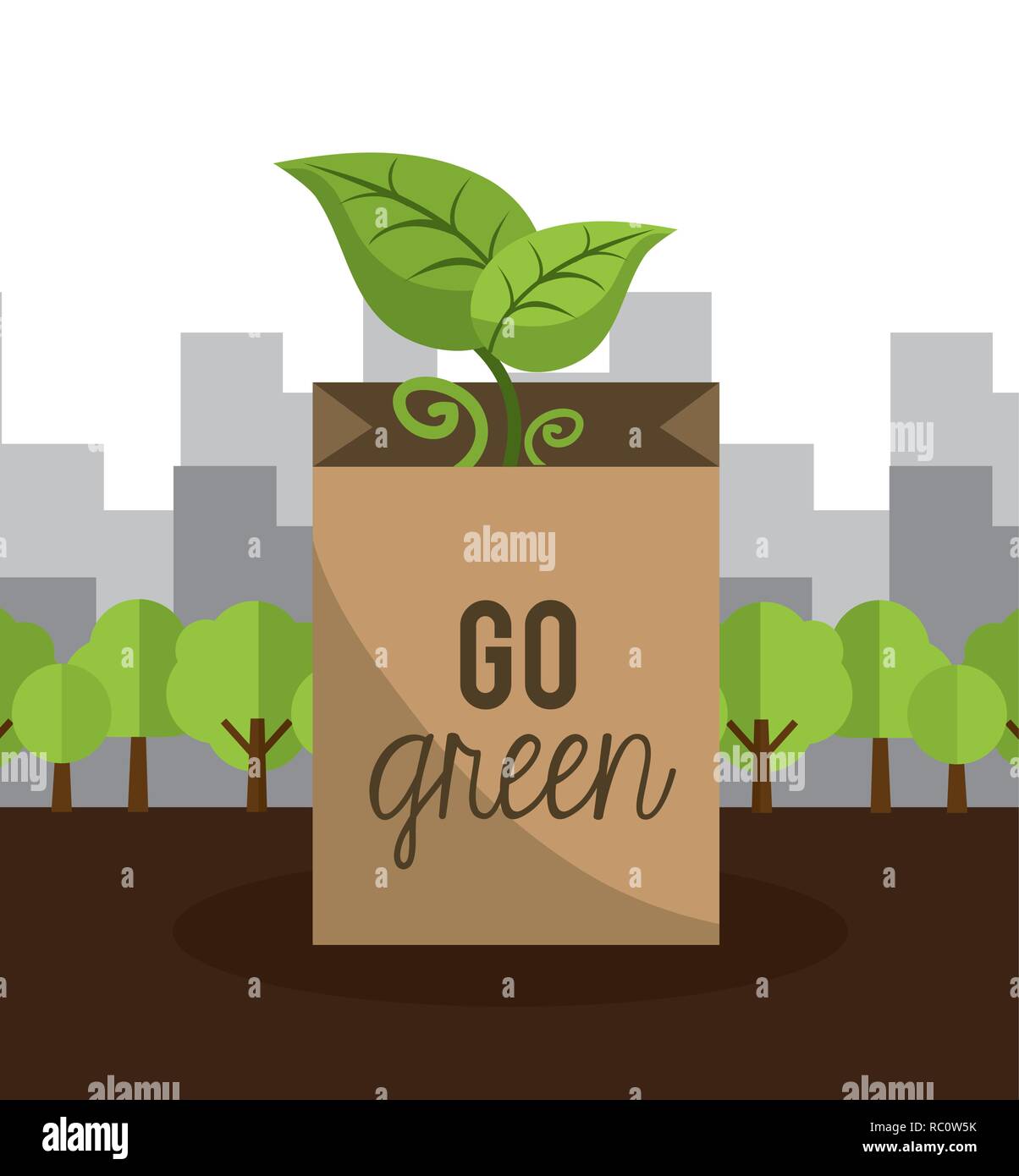 Go green design Stock Vector Image & Art - Alamy