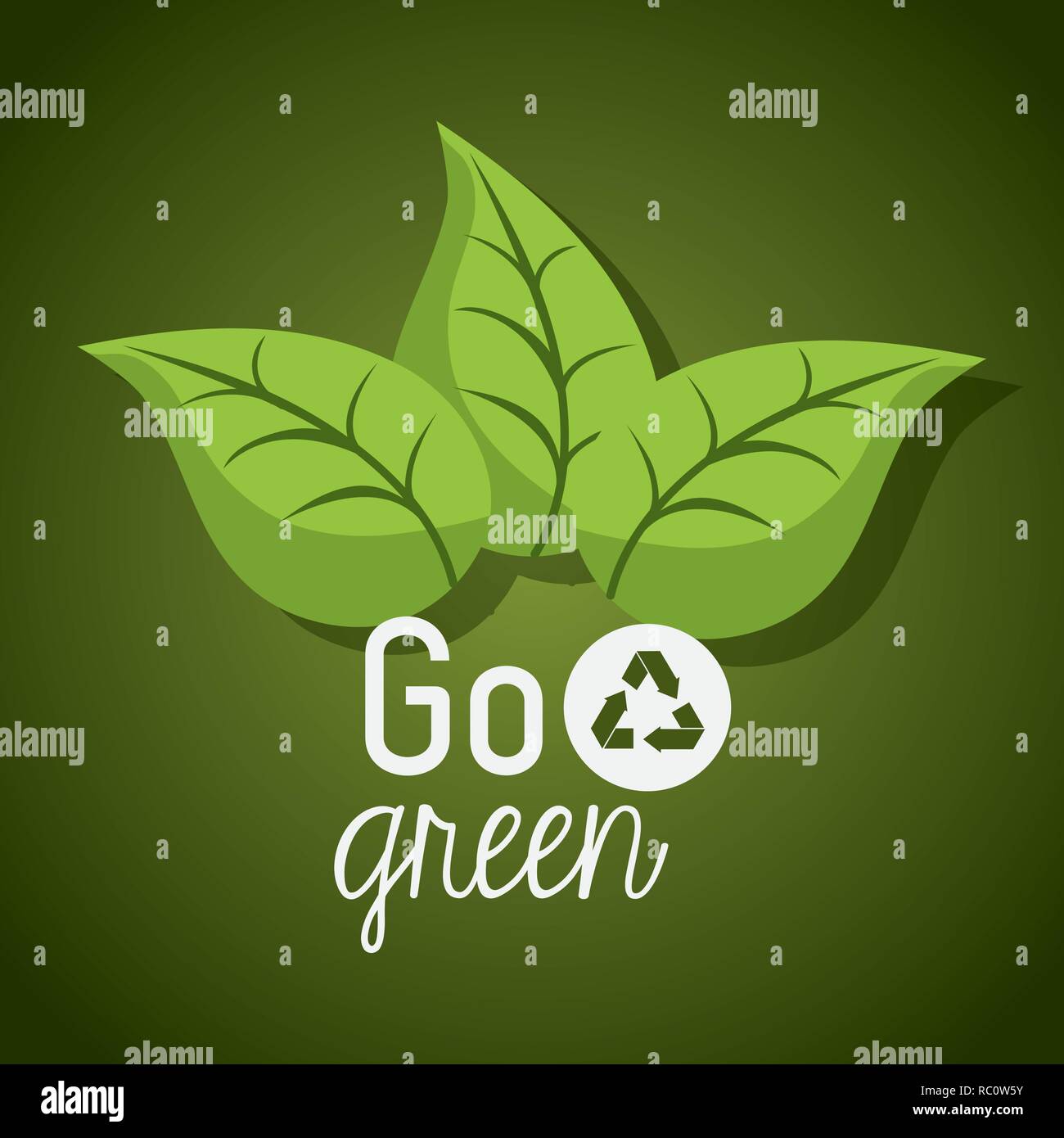 Go green design Stock Vector Image & Art - Alamy