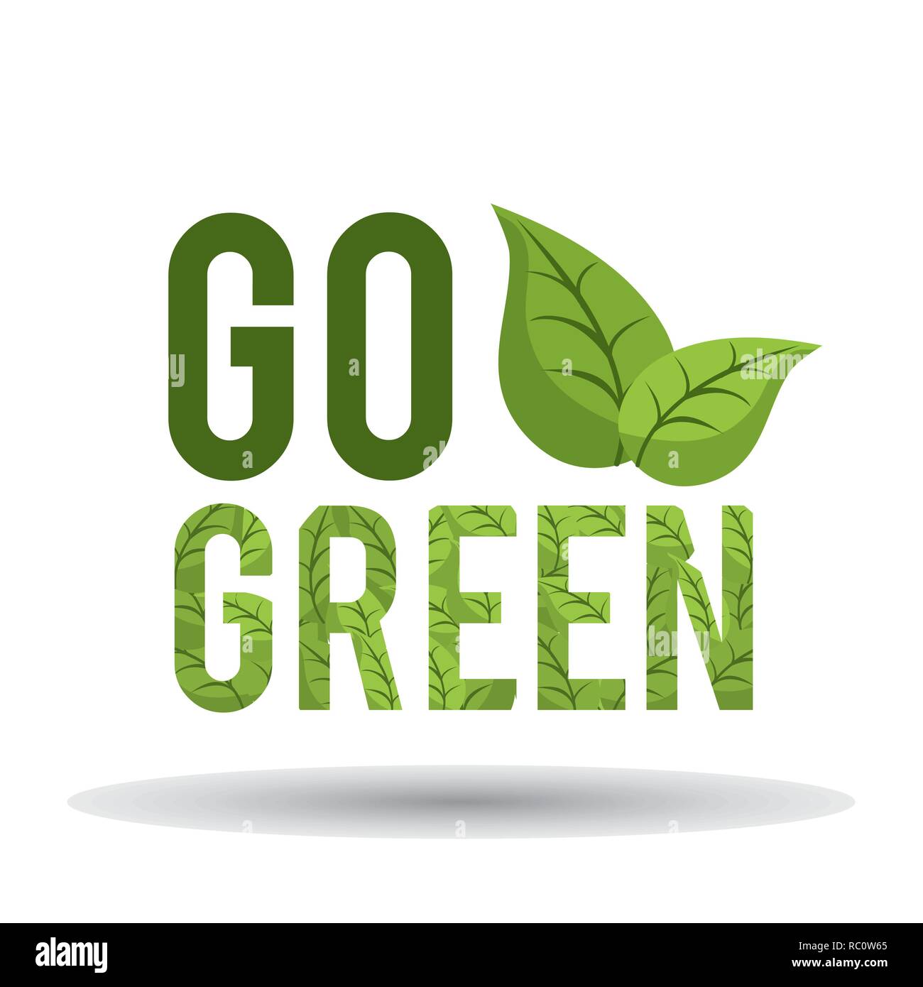 Go green design Stock Vector Image & Art - Alamy
