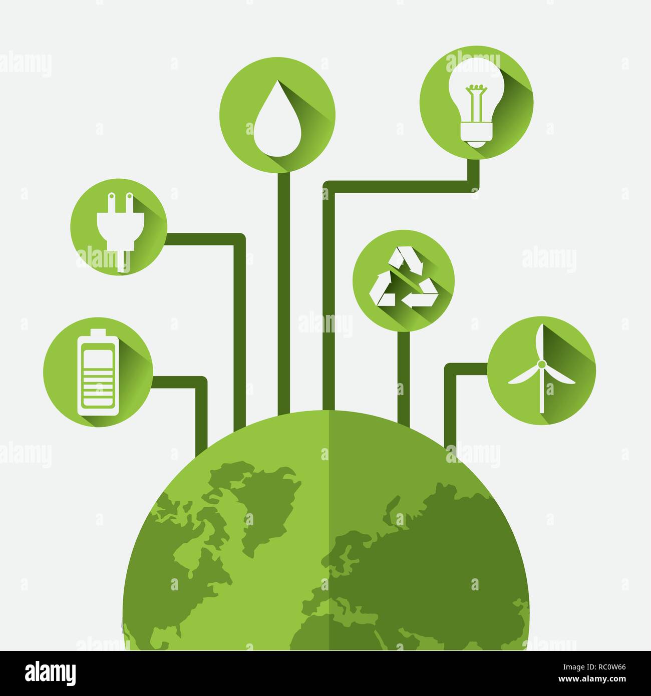 Go green design Stock Vector Image & Art - Alamy