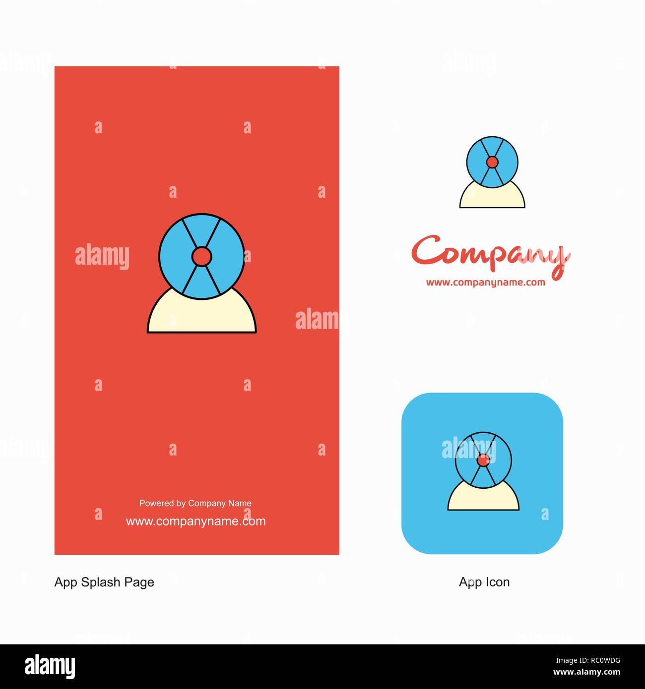Disk avatar Company Logo App Icon and Splash Page Design. Creative ...