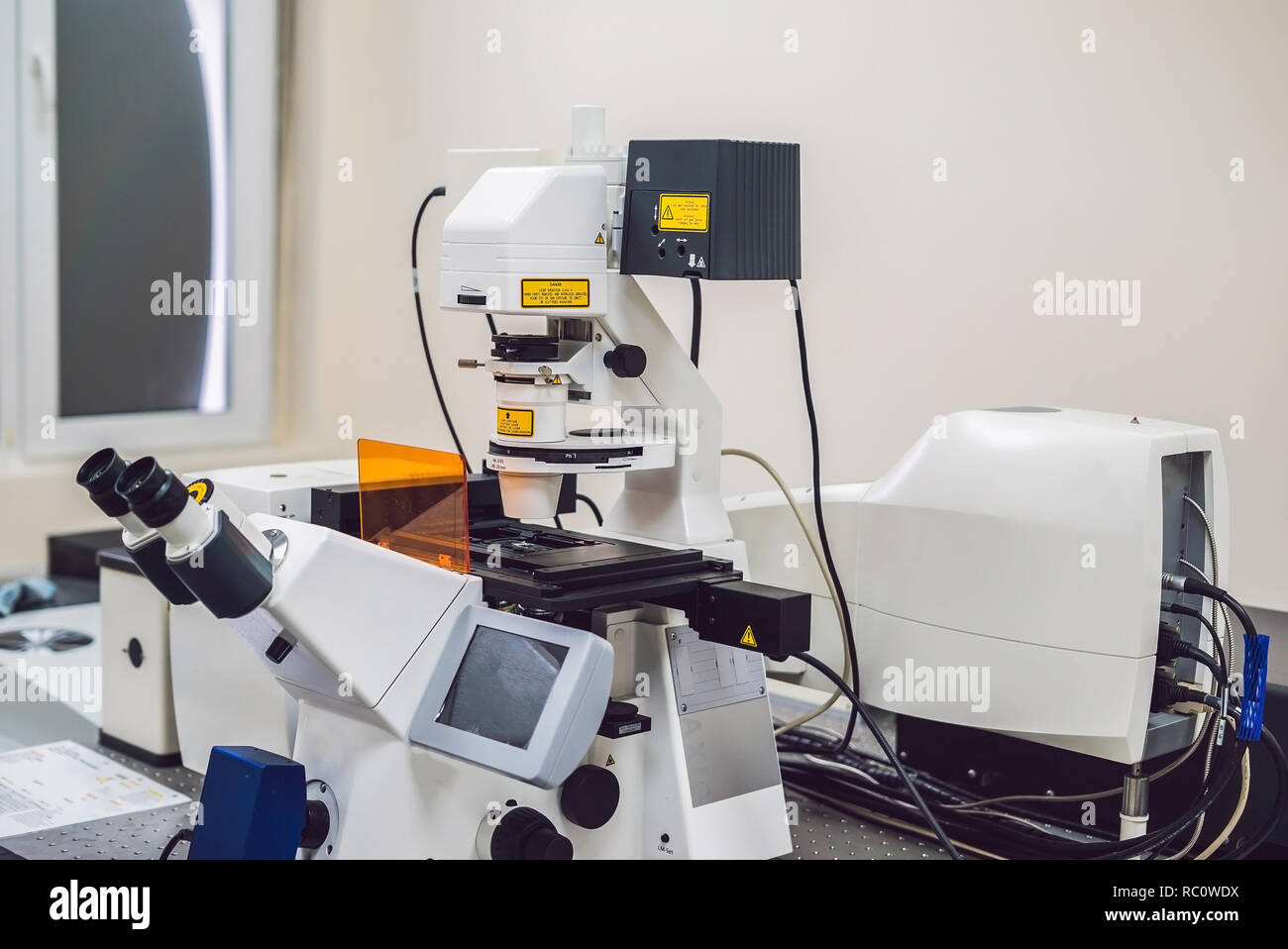 Confocal laser scanning microscope hi-res stock photography and images ...
