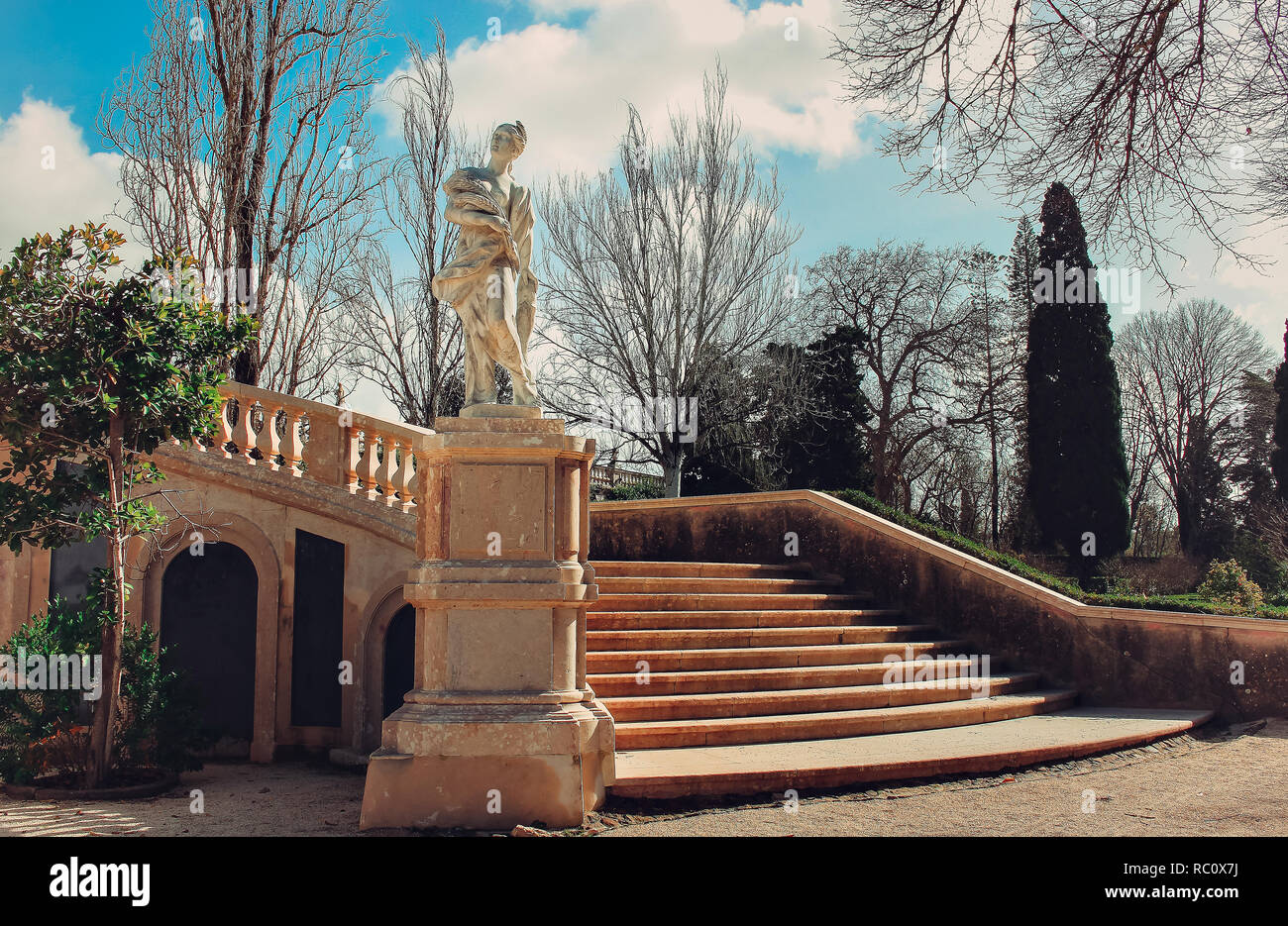 Statue of the Queluz National Palace, Sintra, Portugal Stock Photo - Alamy