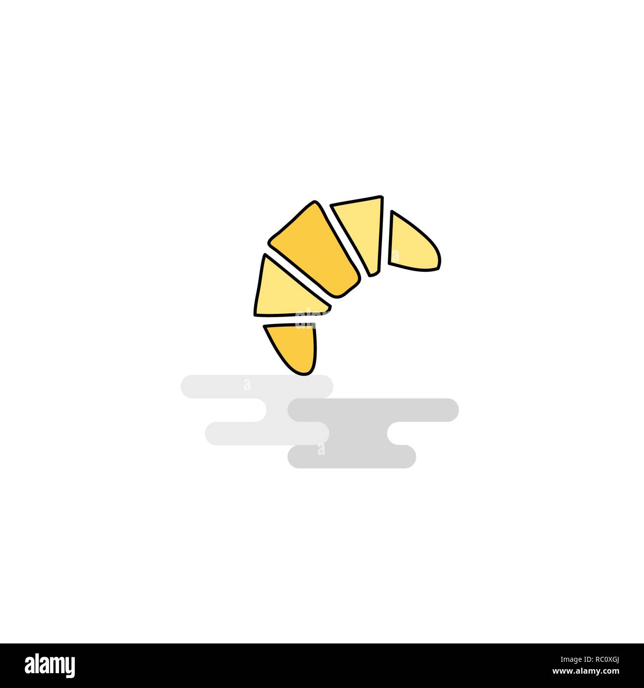 Flat Bun Icon. Vector Stock Vector Image & Art - Alamy
