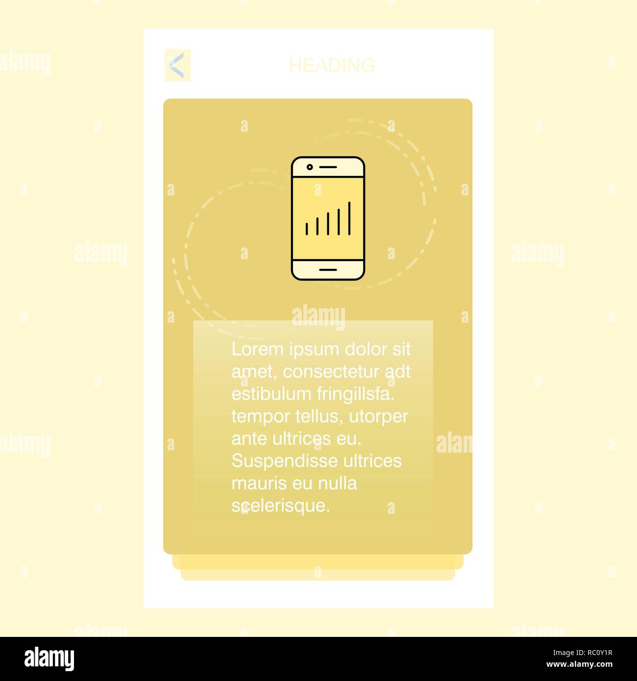 Smartphone mobile vertical banner design design. Vector Stock Vector ...