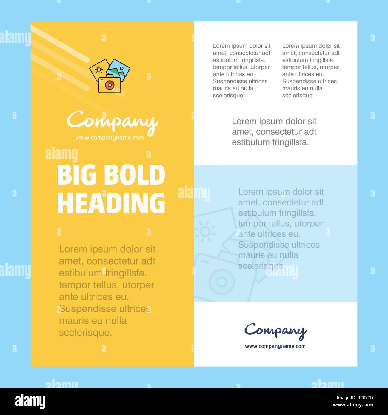Photography Business Company Poster Template With Place For Text And photography-business-company-poster-template-with-place-for-text-and