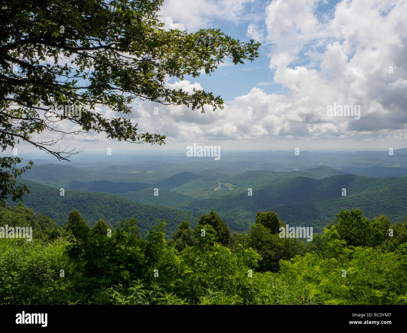 Views of Blue Ridge Mountains Stock Photo - Alamy
