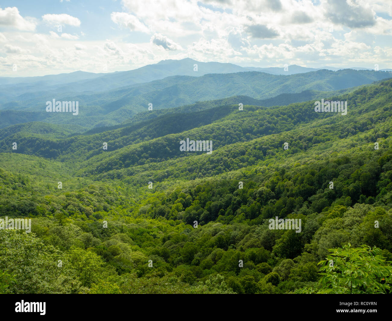 Blue ridge parkway views hi-res stock photography and images - Alamy
