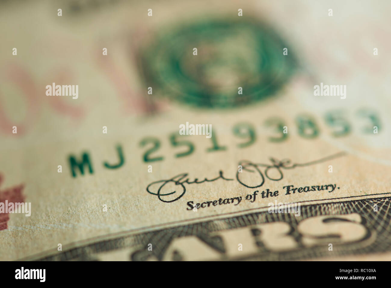 Bank signature hi-res stock photography and images - Alamy