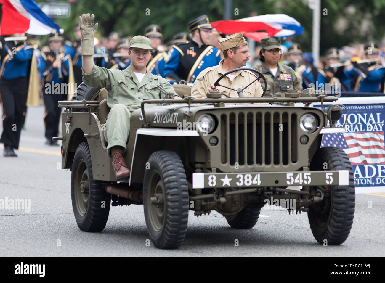 Washington, D.C., USA - May 28, 2018: The National Memorial Day Parade ...