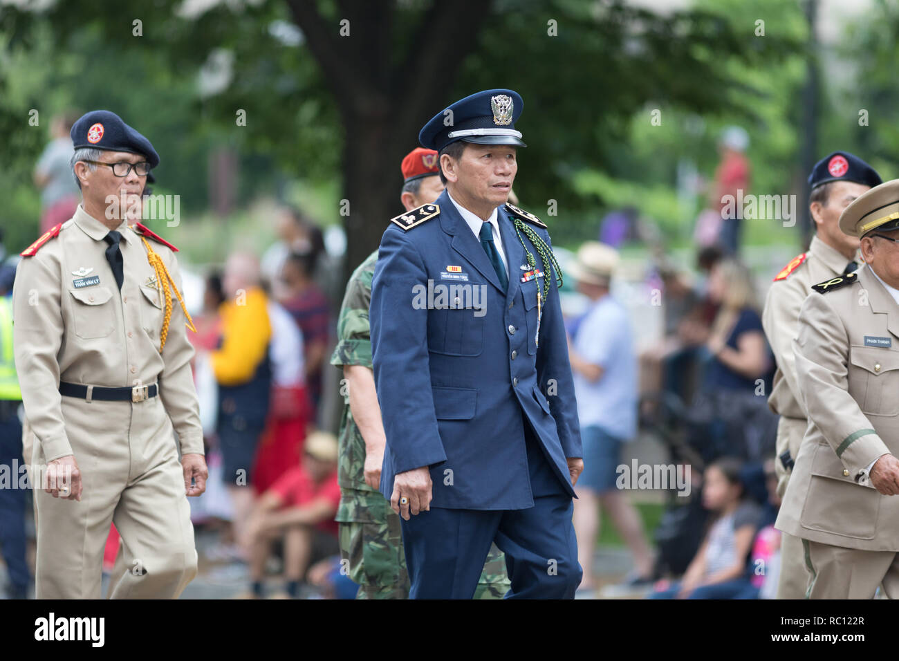 Washington, D.C., USA - May 28, 2018: The National Memorial Day Parade ...