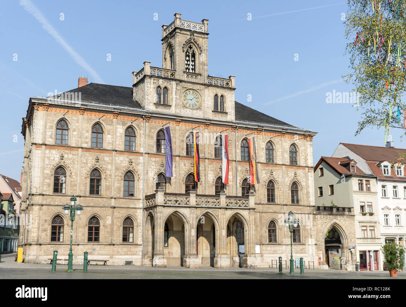Weimar market square hi-res stock photography and images - Alamy