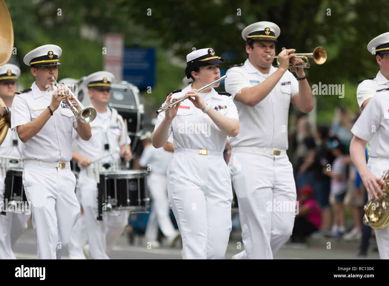 Washington, D.C., USA - May 28, 2018: The National Memorial Day Parade ...