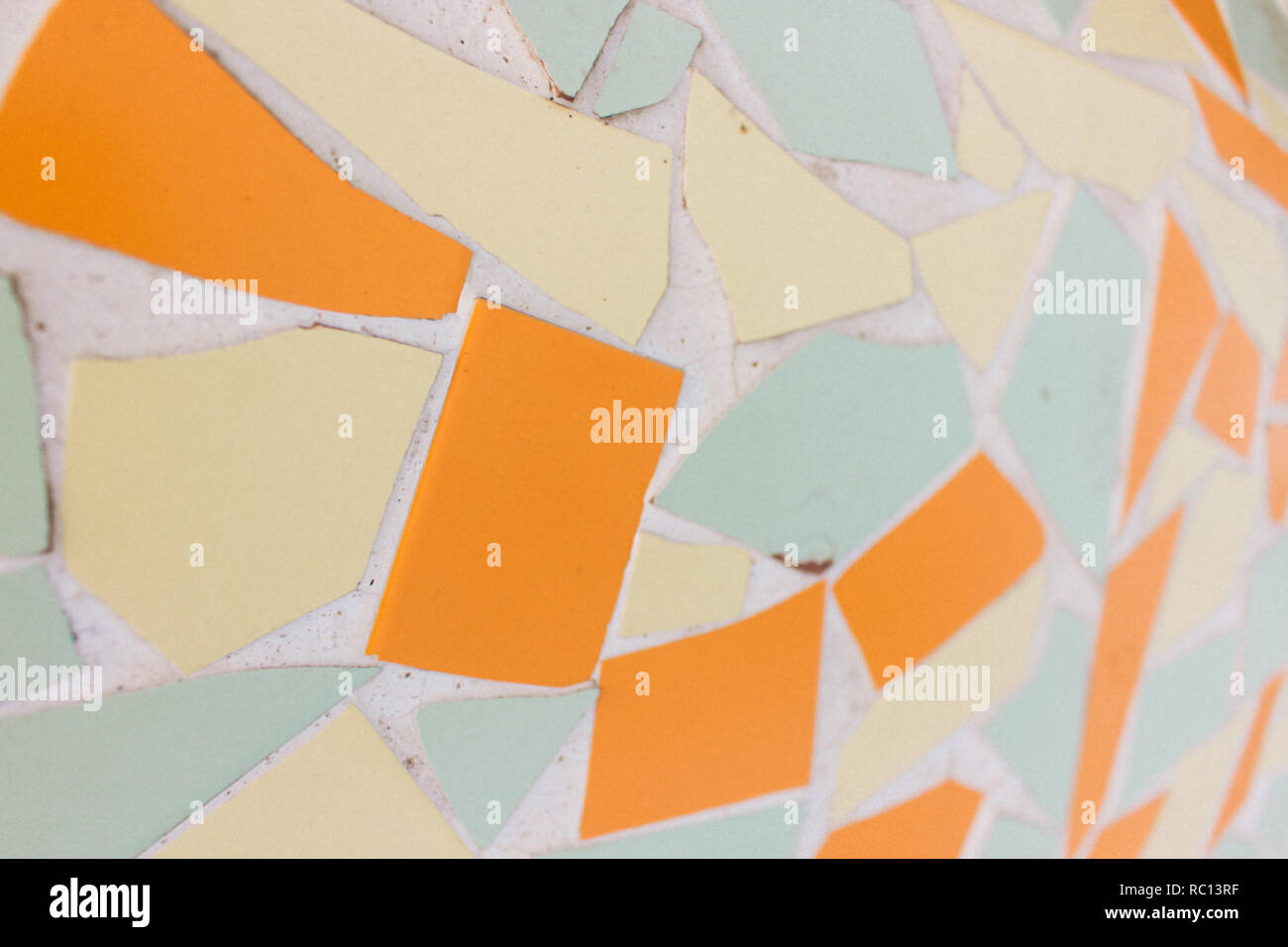 Mosaic. Multi-colored mosaic of ceramic tiles Stock Photo - Alamy