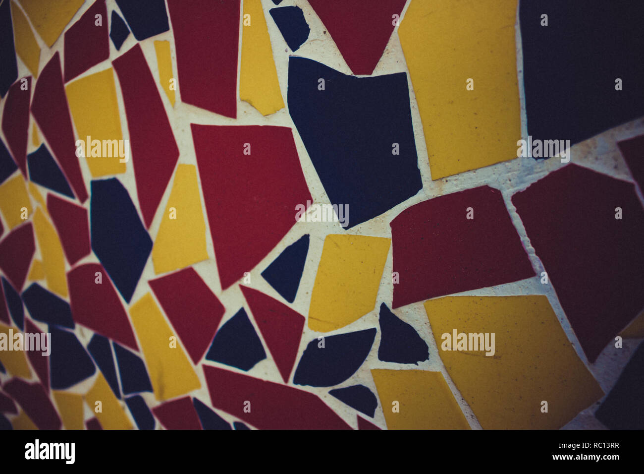 Mosaic. Multi-colored mosaic of ceramic tiles Stock Photo - Alamy