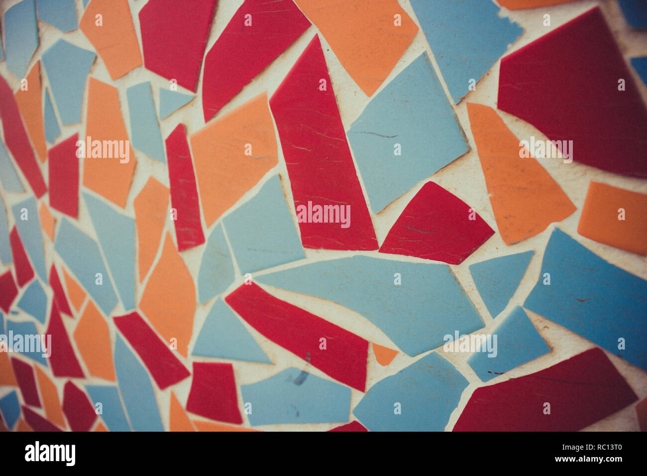 Mosaic. Multi-colored mosaic of ceramic tiles Stock Photo - Alamy