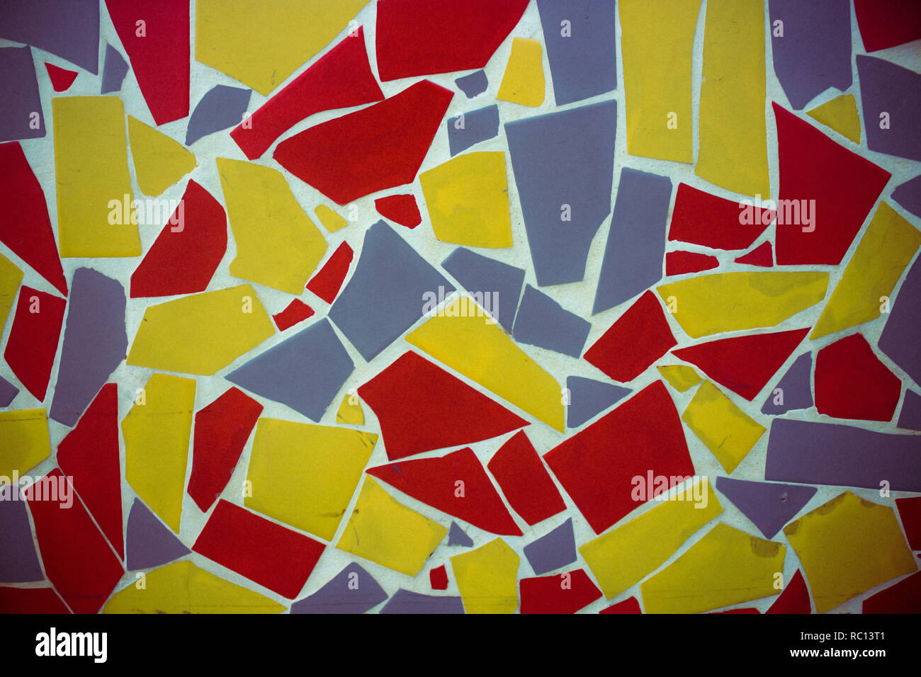 Mosaic. Multi-colored mosaic of ceramic tiles Stock Photo - Alamy