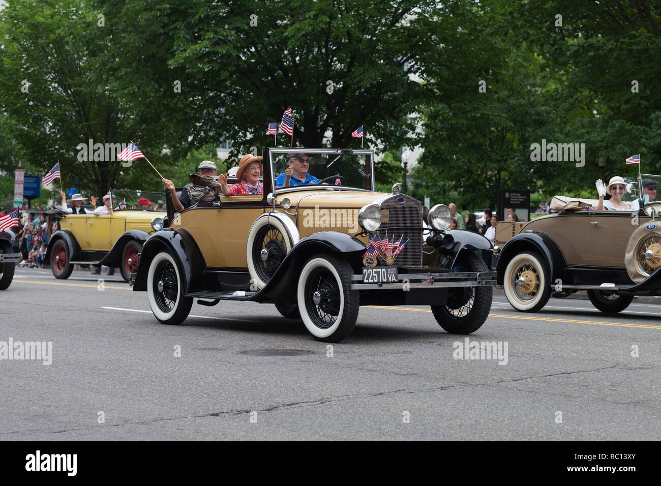 Washington, D.C., USA - May 28, 2018: The National Memorial Day Parade ...