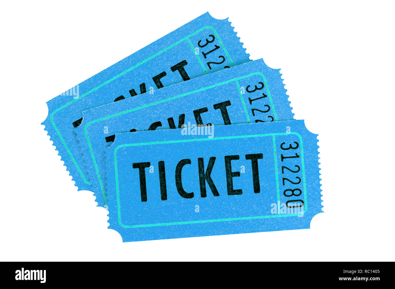 Blue Raffle Ticket Clipart