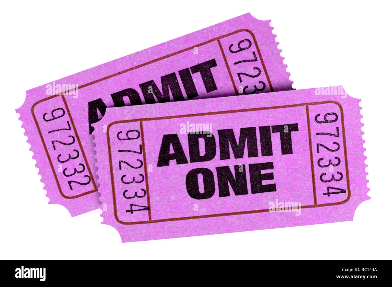 Concert tickets stack hi-res stock photography and images - Alamy