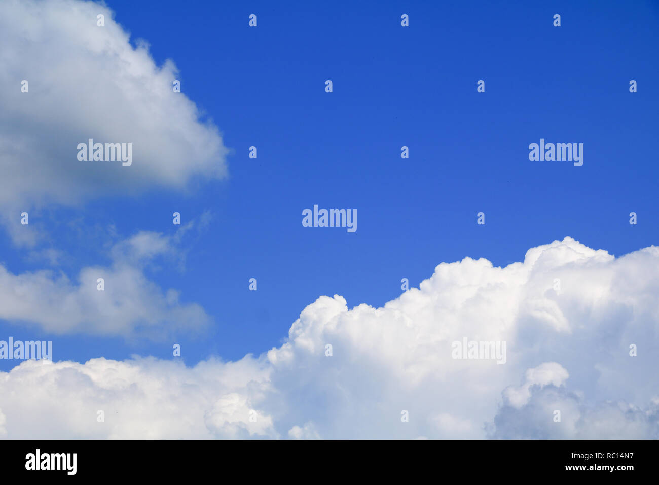 blue sky vivid with cloud in summer art of nature beautiful and copy space for add text Stock ...